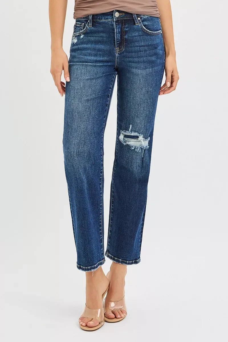 Coastal Risen Crop Slim Jeans | Southern Shores – Southern Shores Clothing
